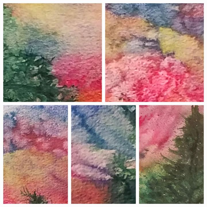 "Red Sky's and Pines Collage..." - All New "Gilby's Foundation for the ...