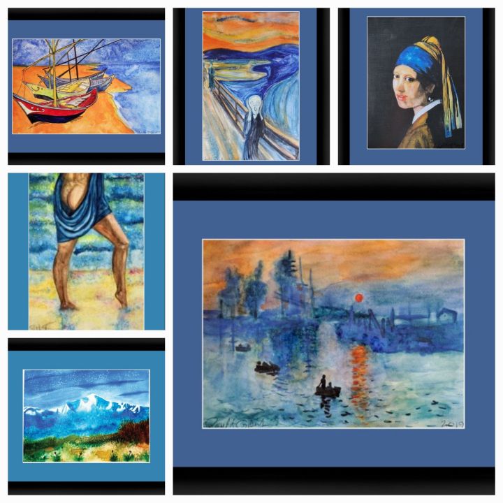 "Blues and Teal For Matt Colours" - America's Favorite Watercolourist ...