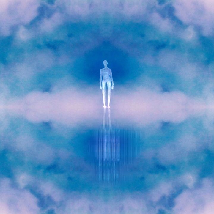 Psychedelic Mystery Man - Blue #1 - bc studio - Digital Art & AI ...