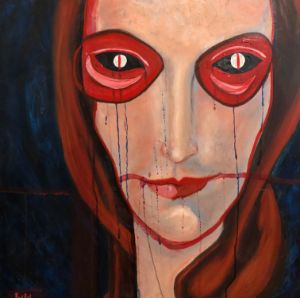 Raven Creature - Paintings & Prints, Sculptures & Carvings