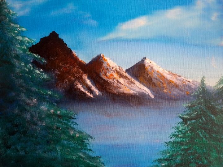 Crystal Bleu - Paintings & Prints, Drawings & Illustration