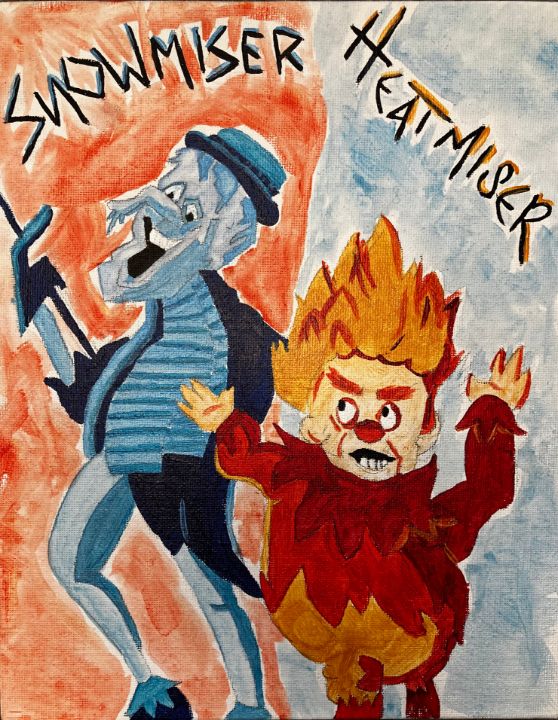 Snowmiser Vs Heatmiser - CreativeEscapesByJP - Paintings & Prints ...
