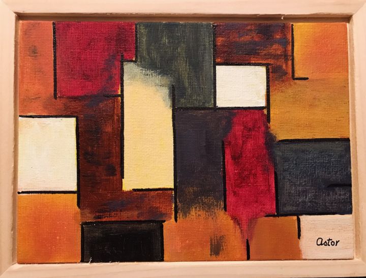 Boxes - Peter H Astor Art - Paintings & Prints, Abstract, Geometric ...