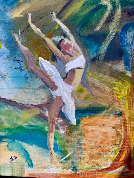 Ballerina - Peter H Astor Art - Paintings & Prints, Abstract ...