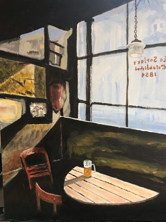 He’ll Be Right Back - Peter H Astor Art - Paintings & Prints, Buildings ...