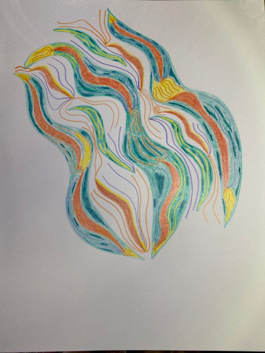 Cooling warmth - John’s art - Drawings & Illustration, Abstract, Color ...