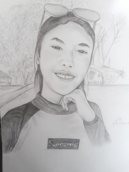 Young Swimmer - JR Bituin Artworks - Drawings & Illustration, People ...