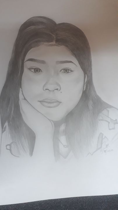 Lady sad - JR Bituin Artworks - Drawings & Illustration, People ...