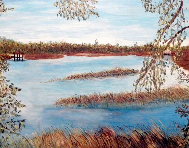 Botany Bay Plantation - B Grant Art - Paintings & Prints, Landscapes ...