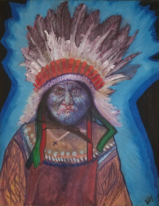 Geronimo - Derek Trigo - Paintings & Prints, People & Figures ...