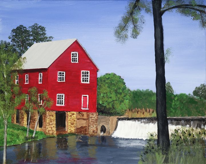 Starr's Mill - Don Barnes - Paintings & Prints, Buildings ...