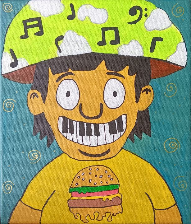 Gene Belcher Music Mushroom - mushriah333 - Paintings & Prints ...