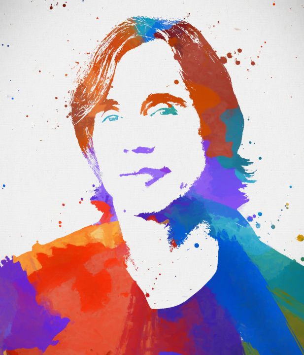Jackson Browne Color Tribute - Mndphoto - Paintings & Prints, People ...