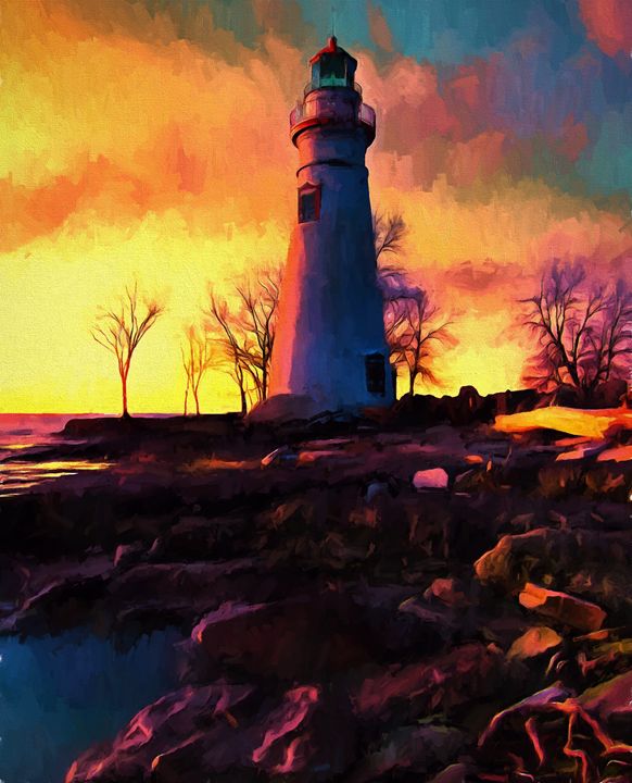 Marblehead Lighthouse - Mndphoto - Digital Art & AI, Landscapes ...