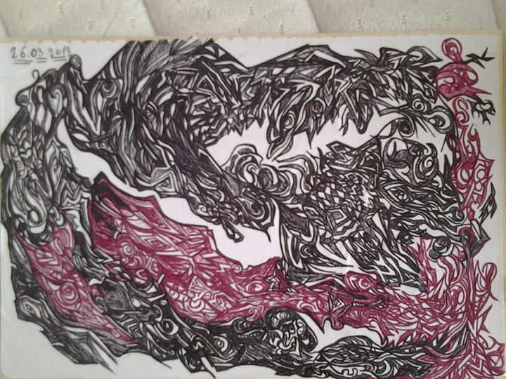 Chaotic Expansion - Shadows Of Imagination - Drawings & Illustration ...