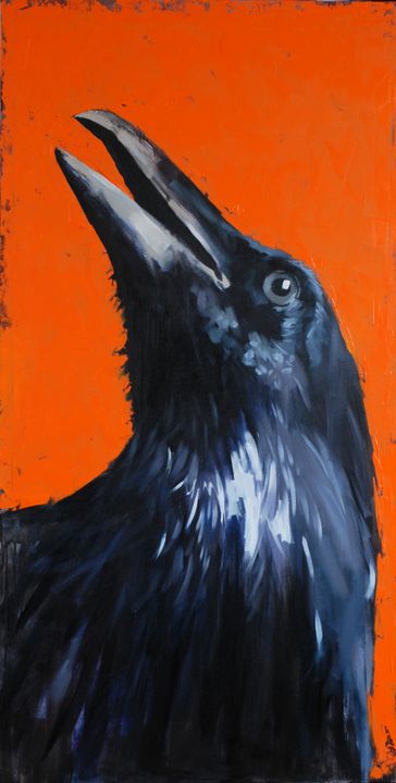 Portrait of crow. - Igor Shulman - Paintings & Prints, Animals, Birds ...