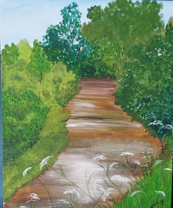 Behind the Barn - Wendy's Wellspring - Paintings & Prints, Landscapes ...