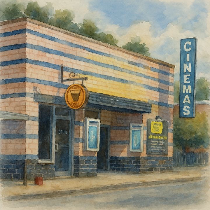 Blanchester Cinema - Joy Osborne - Paintings & Prints, Buildings ...