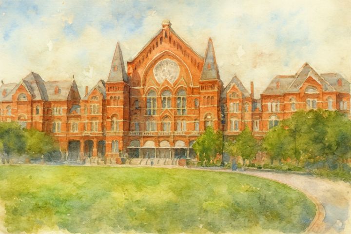 Cincinnati Music Hall - Joy Osborne - Paintings & Prints, Buildings ...