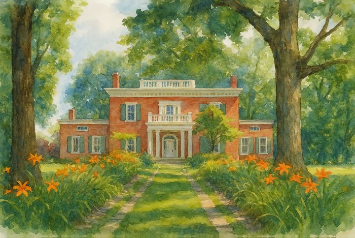 Glendower Mansion - Joy Osborne - Paintings & Prints, Buildings ...