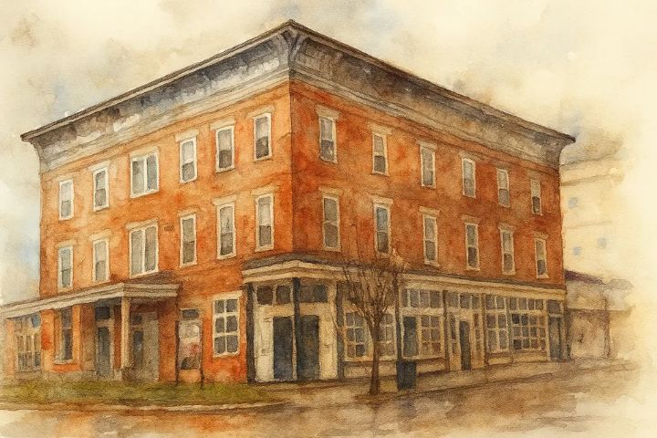 Wagner Building - Joy Osborne - Paintings & Prints, Buildings ...