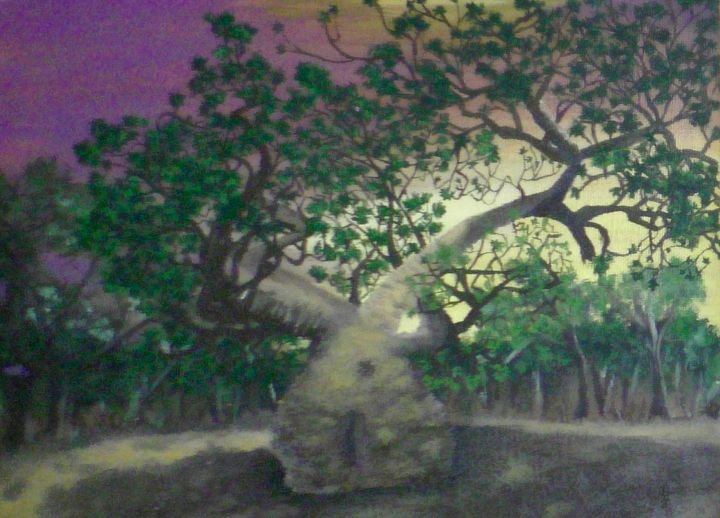 Boab Tree - Nature from Renata - Paintings & Prints, Landscapes ...