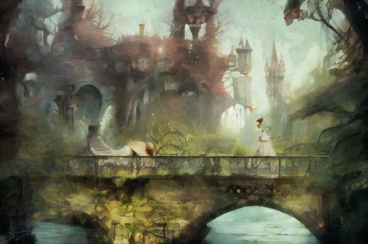 Wonderland Art Piece #1029 - Faraway Tales of Wonderland - Paintings ...