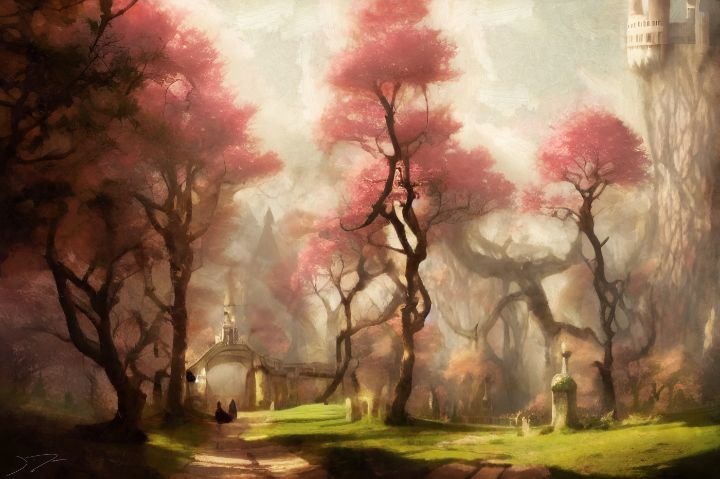 Wonderland Art Piece #1043 - Faraway Tales of Wonderland - Paintings ...