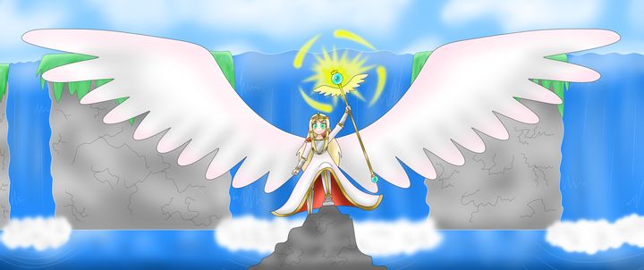 Heroic Angel Cleric - Ninas Doodles - Digital Art & AI, People ...