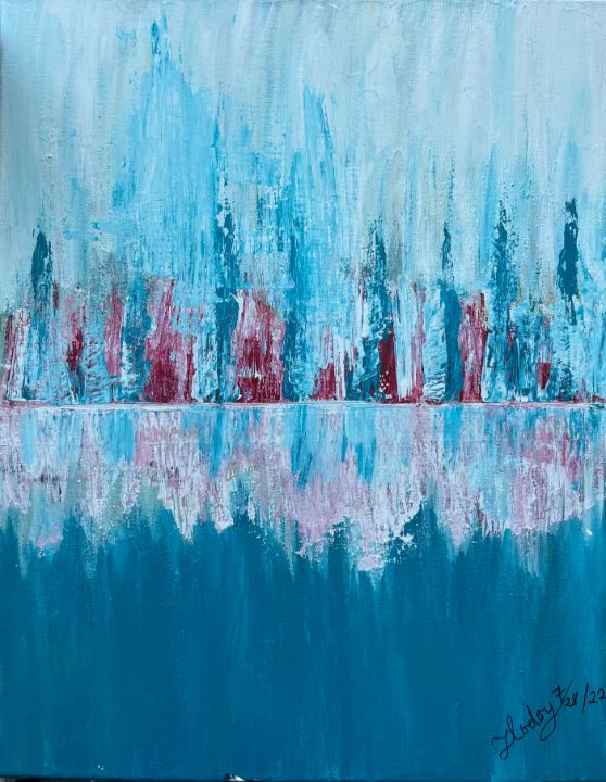 Reflection of building - Future in canvas - Paintings & Prints ...