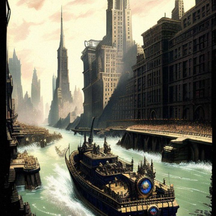 NYC Manhattan 1929 - Utopian - Digital Art & AI, Fantasy & Mythology ...