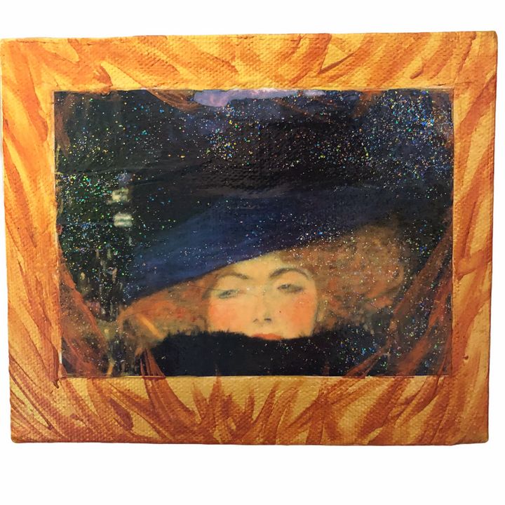 Golden Girl - Sandra Mallut Moods and Colors - Paintings & Prints ...