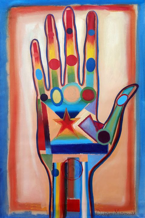 the hand 7 - Diego Manuel Rodriguez - Paintings & Prints, Abstract ...