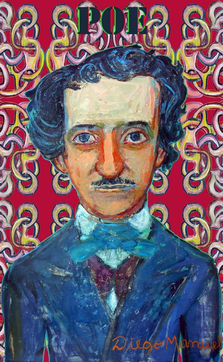 Edgar Allan Poe - Diego Manuel Rodriguez - Paintings & Prints, People ...