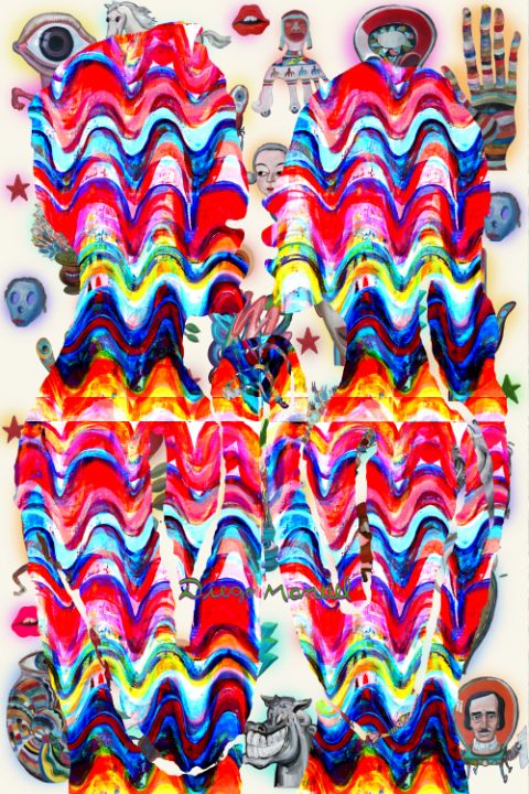 Love - Diego Manuel Rodriguez - Paintings & Prints, Abstract, Geometric ...