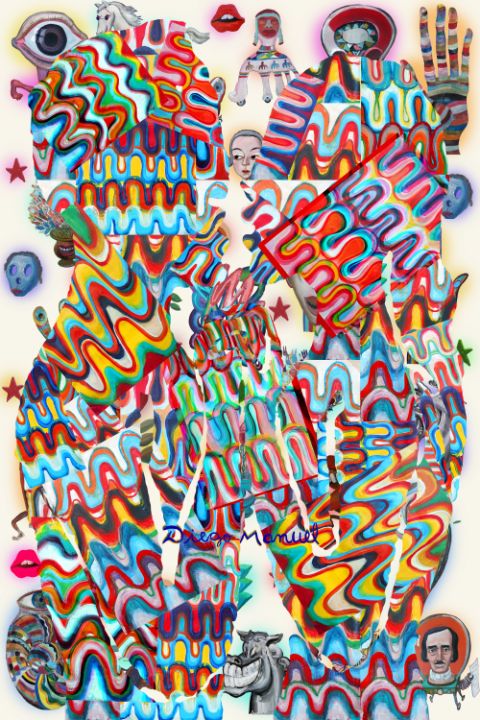 Love - Diego Manuel Rodriguez - Paintings & Prints, Abstract, Geometric ...