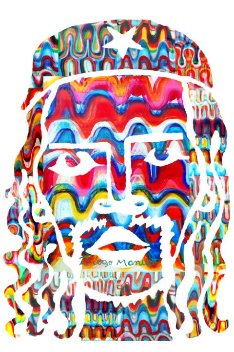 Che pop - Diego Manuel Rodriguez - Paintings & Prints, Abstract ...