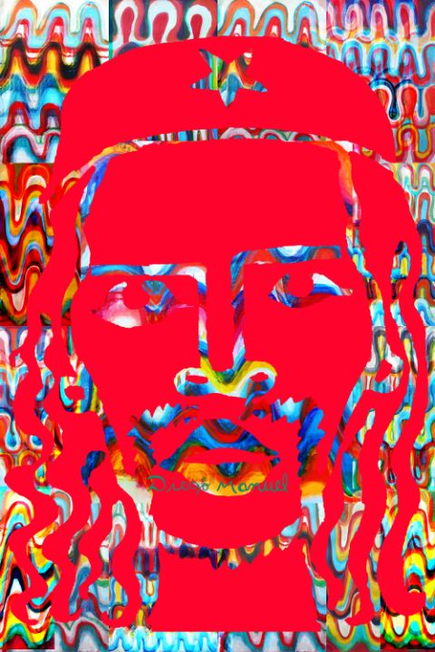Che pop - Diego Manuel Rodriguez - Paintings & Prints, Abstract ...