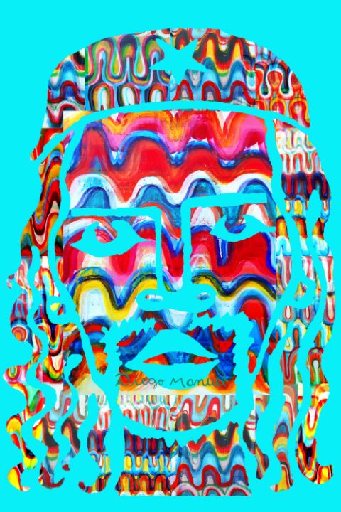 Che Pop - Diego Manuel Rodriguez - Paintings & Prints, Abstract ...
