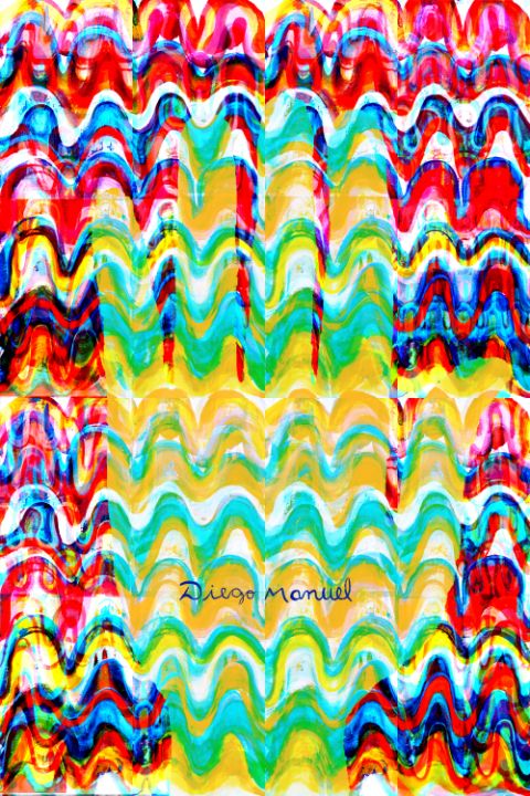 The hand - Diego Manuel Rodriguez - Paintings & Prints, Abstract ...