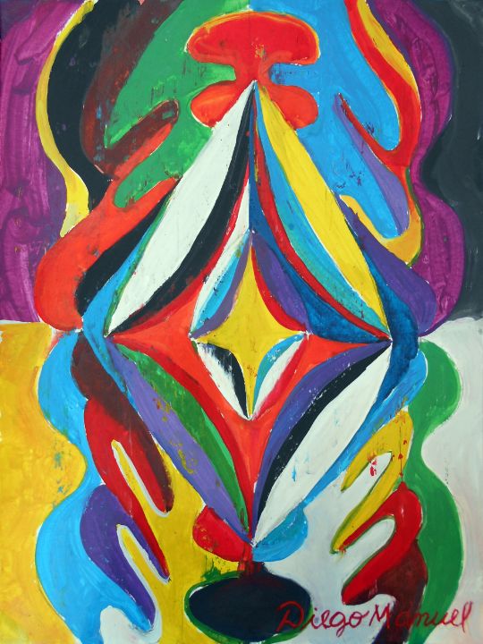 Pop abstract - Diego Manuel Rodriguez - Paintings & Prints, Abstract ...