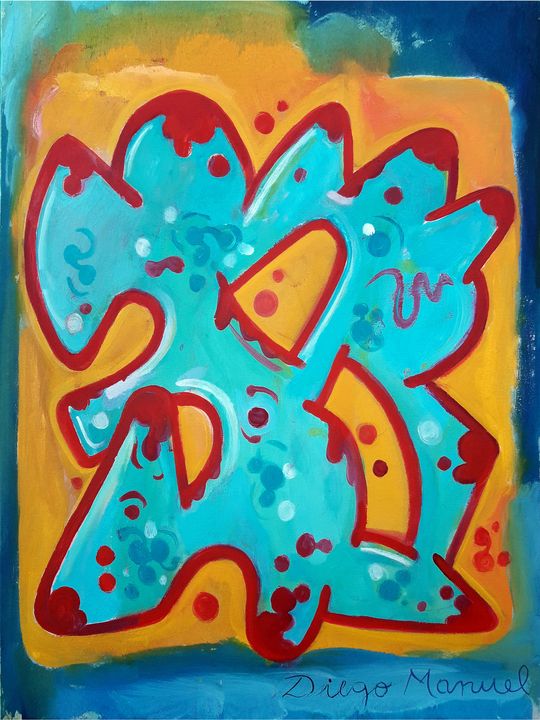 Graffiti - Diego Manuel Rodriguez - Paintings & Prints, Abstract, Other ...