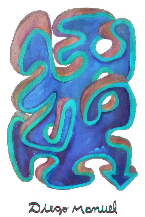Graffiti 3 - Diego Manuel Rodriguez - Paintings & Prints, Abstract ...