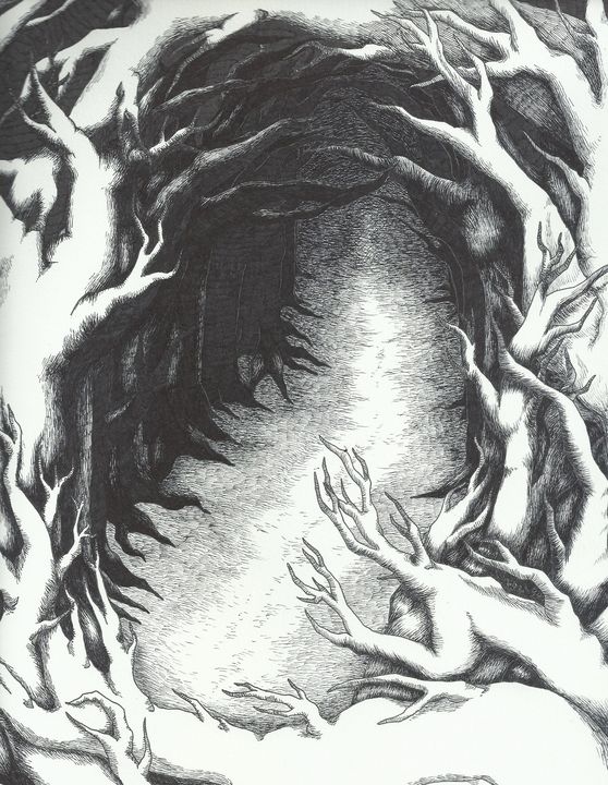 The Dark Path Stretches Onward - Elf King Artworks - Drawings ...