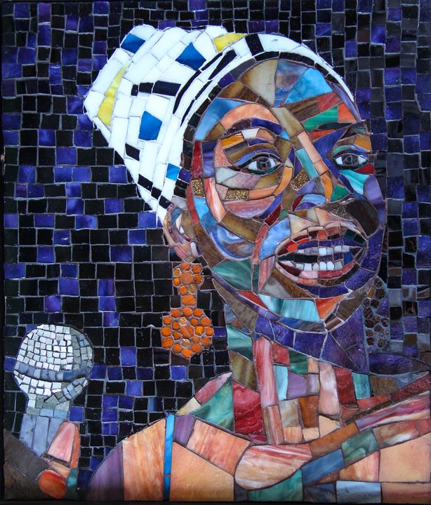 Nina Simone - Gregory Sipp Mosaic Artistry - Paintings & Prints, People ...