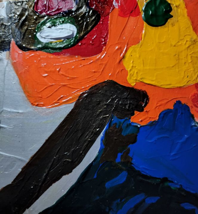 Masked Rider - Duerson Abstract - Paintings & Prints, Abstract, Other ...