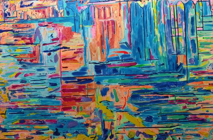 Summer Reflections - Angela Rose Walling Art - Paintings & Prints ...