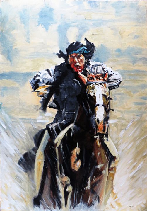 Geronimo - Edward Martin - Paintings & Prints, Entertainment, Movies ...