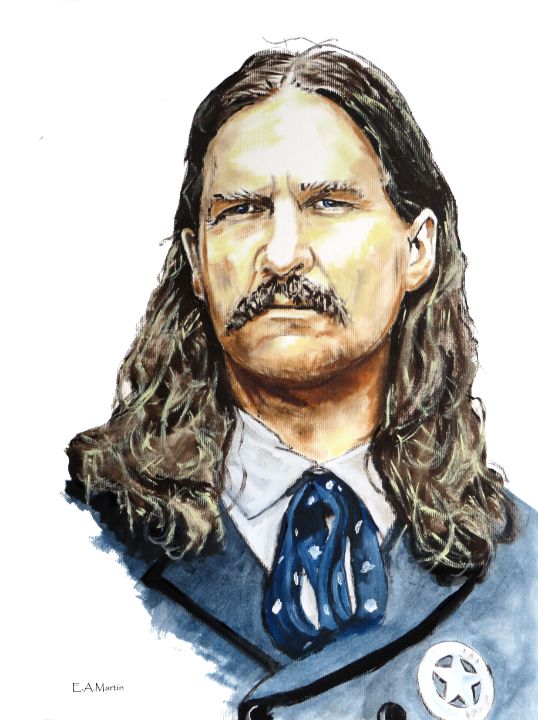 Wild Bill - Edward Martin - Paintings & Prints, Entertainment, Movies ...