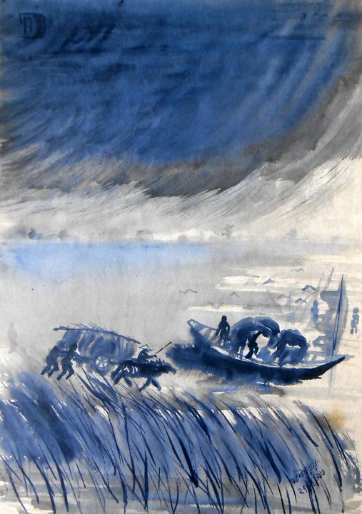 Strong winds - Roy_all Art Gallery - Paintings & Prints, Landscapes ...
